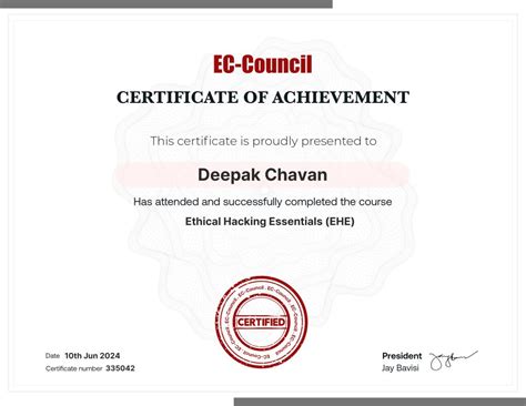 Deepak Chavan On Linkedin Ethical Hacking Essentials Ehe