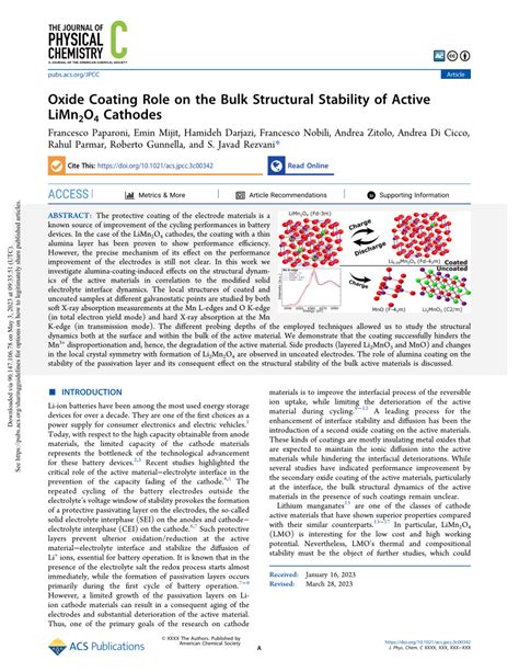 Pdf Oxide Coating Role On The Bulk Structural Stability Of Active