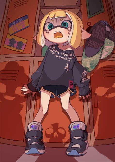 Inkling Player Character Inkling Girl And Smallfry Splatoon And 1