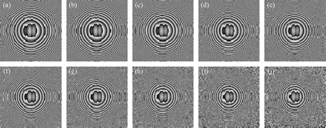 Ten Noisy Wrapped Phase Maps With Dislocations From Figs A To J Download Scientific