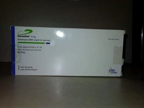 Serostim 6mg At Rs 12000box Human Growth Hormone Injection In