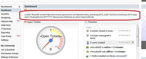 Sw Dashboard Annoying Msg Spiceworks Support Spiceworks Community