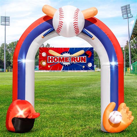 Eyourlife 9ft Giant Baseball Inflation Arch For Baseball