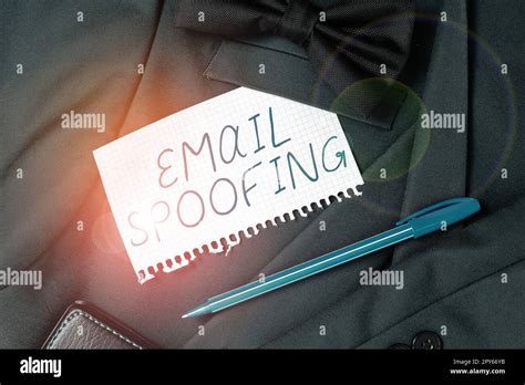 Writing Displaying Text Email Spoofing Business Overview Secure The