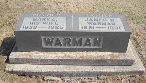 James Watt Warman 1851 1931 Mémorial Find A Grave