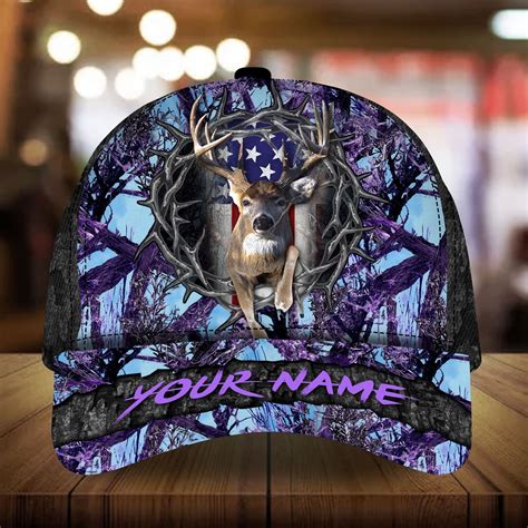 Awesome Usa Deer Hunting Classic Cap 3d Printed Multicolor Personalized