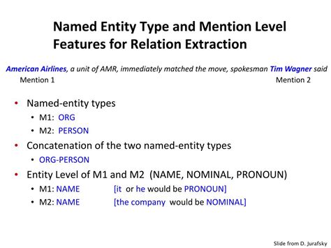 Ppt Information Extraction Lecture 7 Relation Extraction Powerpoint