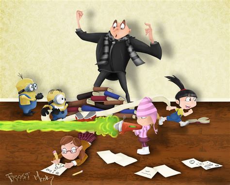 Despicable Me Tribute Coloured By Joshawafrost On Deviantart