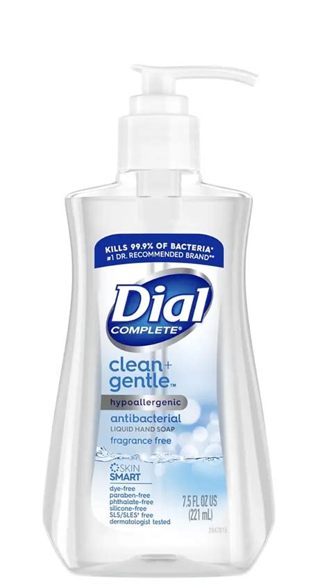 Dial Complete Clean Gentle Liquid Hand Soap Fragrance Free