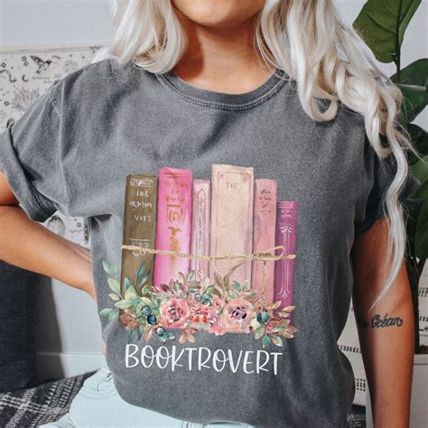 Booktrovert Shirt Cottagecore T Shirt T For Teacher Library Lover