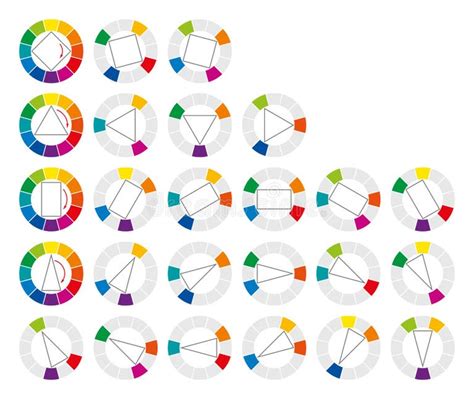 Complementary Color Wheel Stock Illustrations 462 Complementary Color