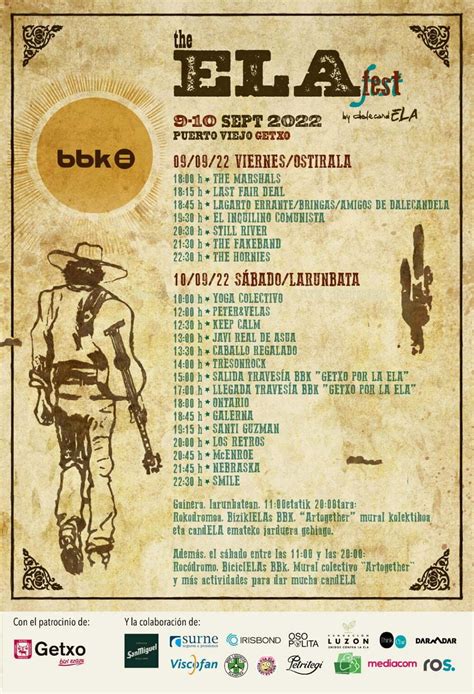 Música Deporte Arte Y Gastronomía Para Luchar Contra La Ela