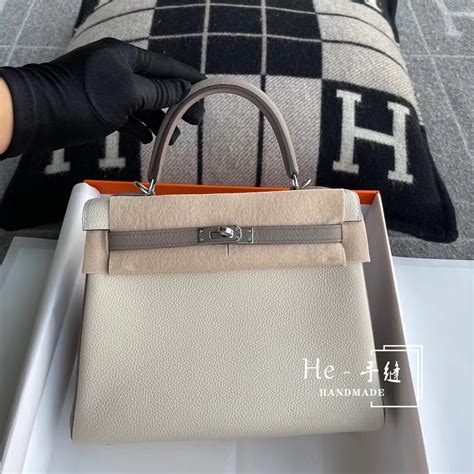 【hi Birkin】new Arrival Hermes Kelly 25cm Ck10 Craiem8 Gris Asphalt