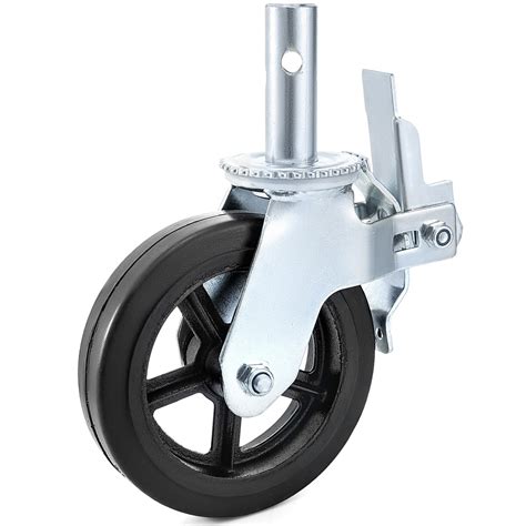 Vevor Scaffolding Swivel Casters 4pcs 4 Pack 8 In Rubber Swivel Caster