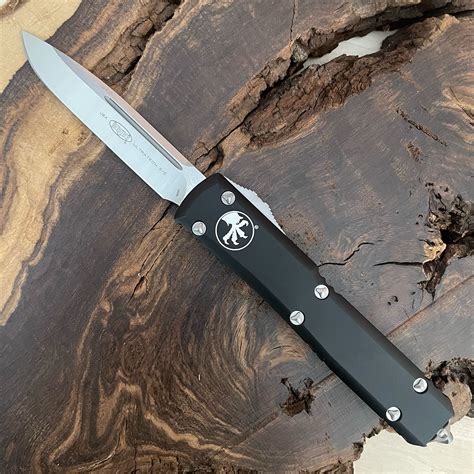 Microtech Ultratech Se Black Satin Standard 121 4 American Edge Knives