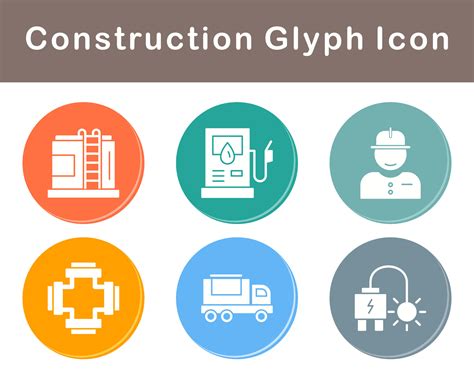 Construction Vector Icon Set 21518609 Vector Art At Vecteezy