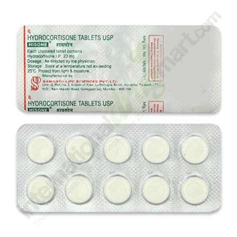 Buy Hydrocortisone 20mg Tablets Online Idm