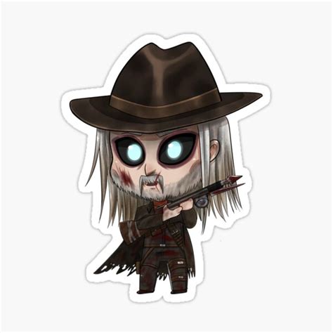 The Deathslinger Chibi Sticker For Sale By Lalalaurie Redbubble