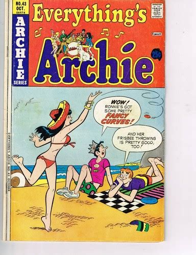 Vintage Comic Book Archie Everythings Archie No 43 Oct 1975 Bikini