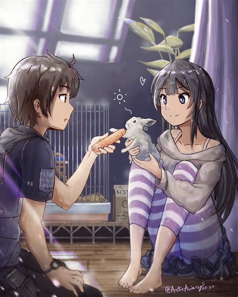 Am I Wrong Or Is This Mai Sakurajima From Bunny Girl Senpai Ep 12