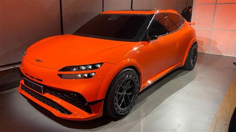Genesis Gv60 Magma Concept First Look Liquid Hot Orange Bang