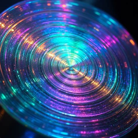 Free Microscopic Rainbow Diffraction Photo Holographic Prismatic
