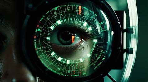 Eye Optometry Technology Premium Ai Generated Image