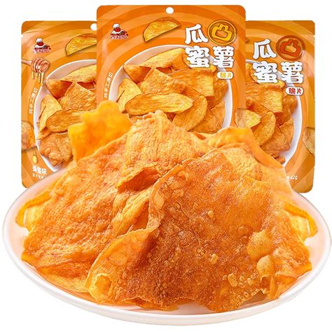 Get Gui Fu Chi Melon Convex Sweet Potato Crisp Honey Original Thin