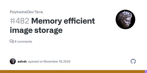 Memory Efficient Image Storage · Issue 482 · Polyhedraldevterra · Github