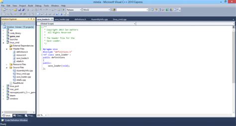 Source Code Screenshot Image Mineia Mod Db