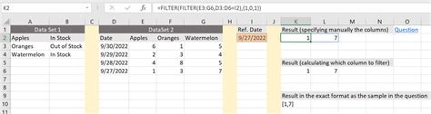 dataframe returning an array using offset function in excel stack