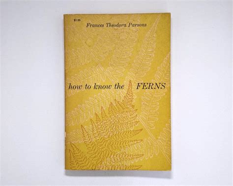 How To Know The Ferns 1961 Vintage Guide To Fern Identification