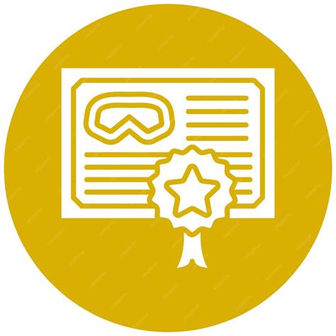 Premium Vector Vector Design Diving Certificate Icon Style