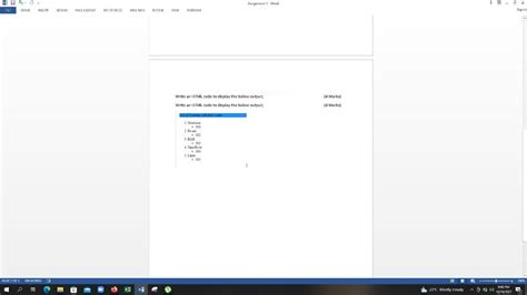 solved write an iftml code to display the below outpu write