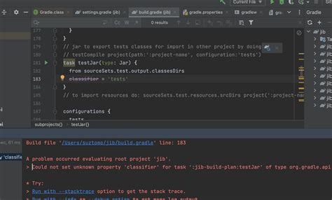 when skaffold invokes jib via gradle a deprecated feature is used that