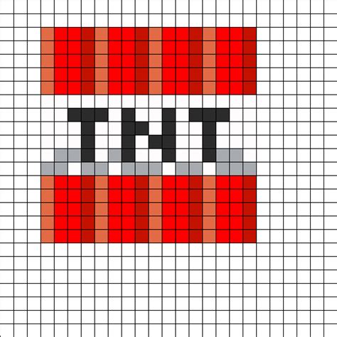 Minecraft Tnt Block By Azhuresjewels On Kandi Patterns Minecraft