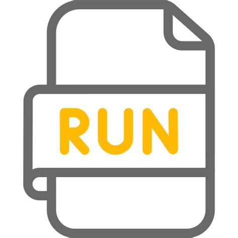Run Generic Color Outline Icon Run Generic Color Outline Icon