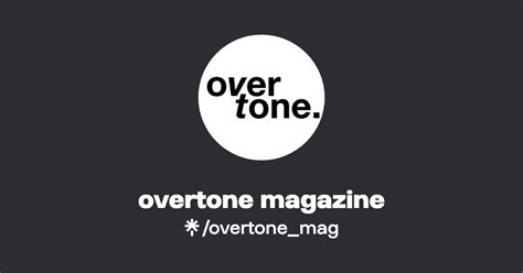 Overtone Magazine Instagram Linktree