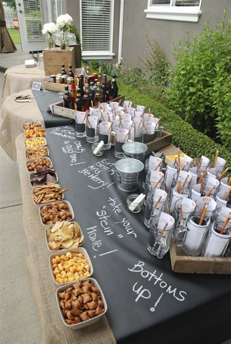40th Birthday Party Ideas For Men Backyard Birthday Party For Men