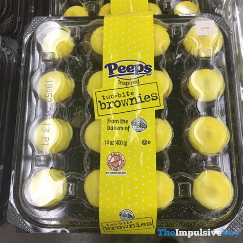 Spotted Two Bite Peeps Inspired Mini Cupcakes And Two Bite Brownies The Impulsive Buy