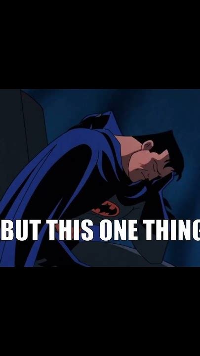 Batman Cant Solve His Biggest Problem Youtube