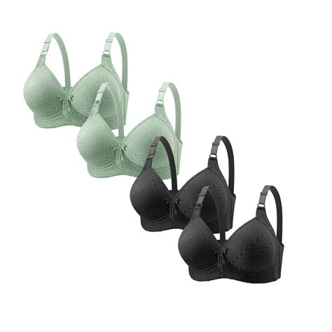 Funuony Big Sale 4 Pack Push Up Bras For Women 2025 Trendy Bras For