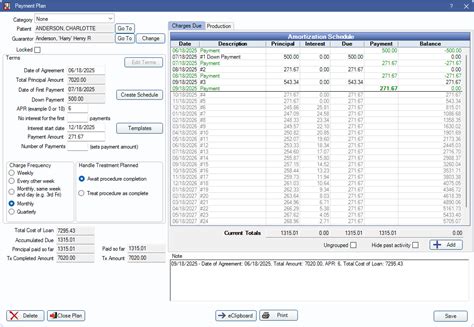 Open Dental Software Payment Plan
