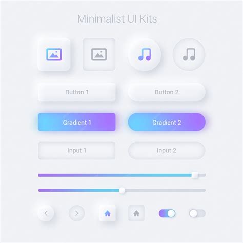 Premium Psd Minimalist Ui Web And Apps Display