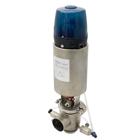 Stainless Steel Sanitary Single Seat Unique Basic Mixproof Valve From