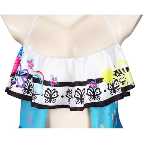 Encanto Mirabel Cosplay Costume Swimwear Bikini Swimsuit Outfits Hallo