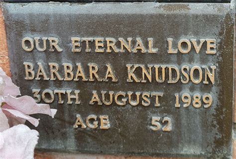 Barbara Ann Gay Knudson 1937 1989 Find A Grave Memorial