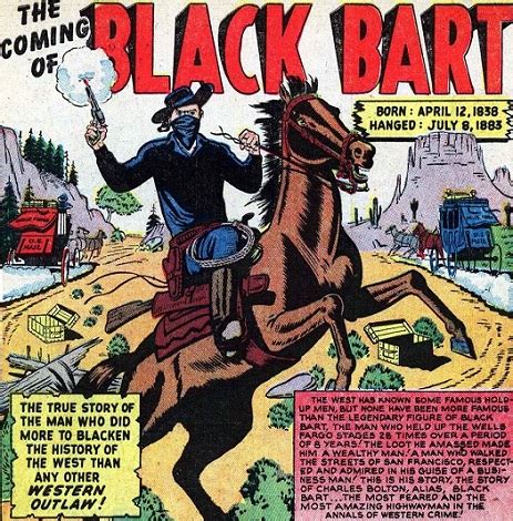 Black Bart Old West Outlaw