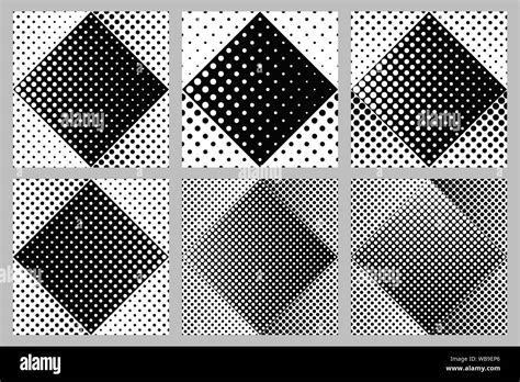 Abstract Geometrical Circle Pattern Background Design Collection Vector Illustrations From