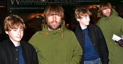 Liam Gallaghers Son Gene Looks Just Like Him As Theyre Pictured Out In London Together